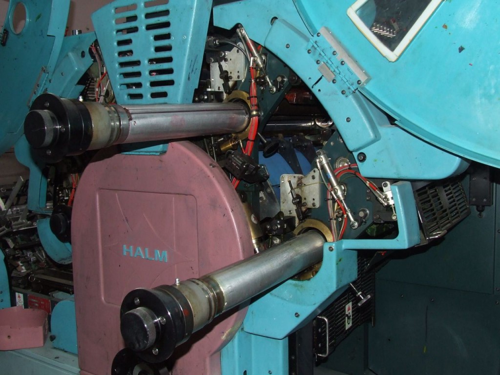 2000 Halm 4 color em4000 wide model machine sn 6142 AS IS EXC cond ...